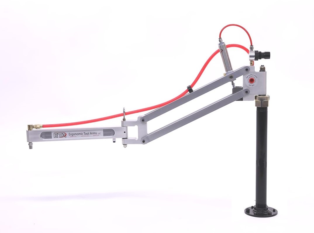 Torque Arms for Fastening VERTICALLY with INLINE Air Tools | toolarms.com