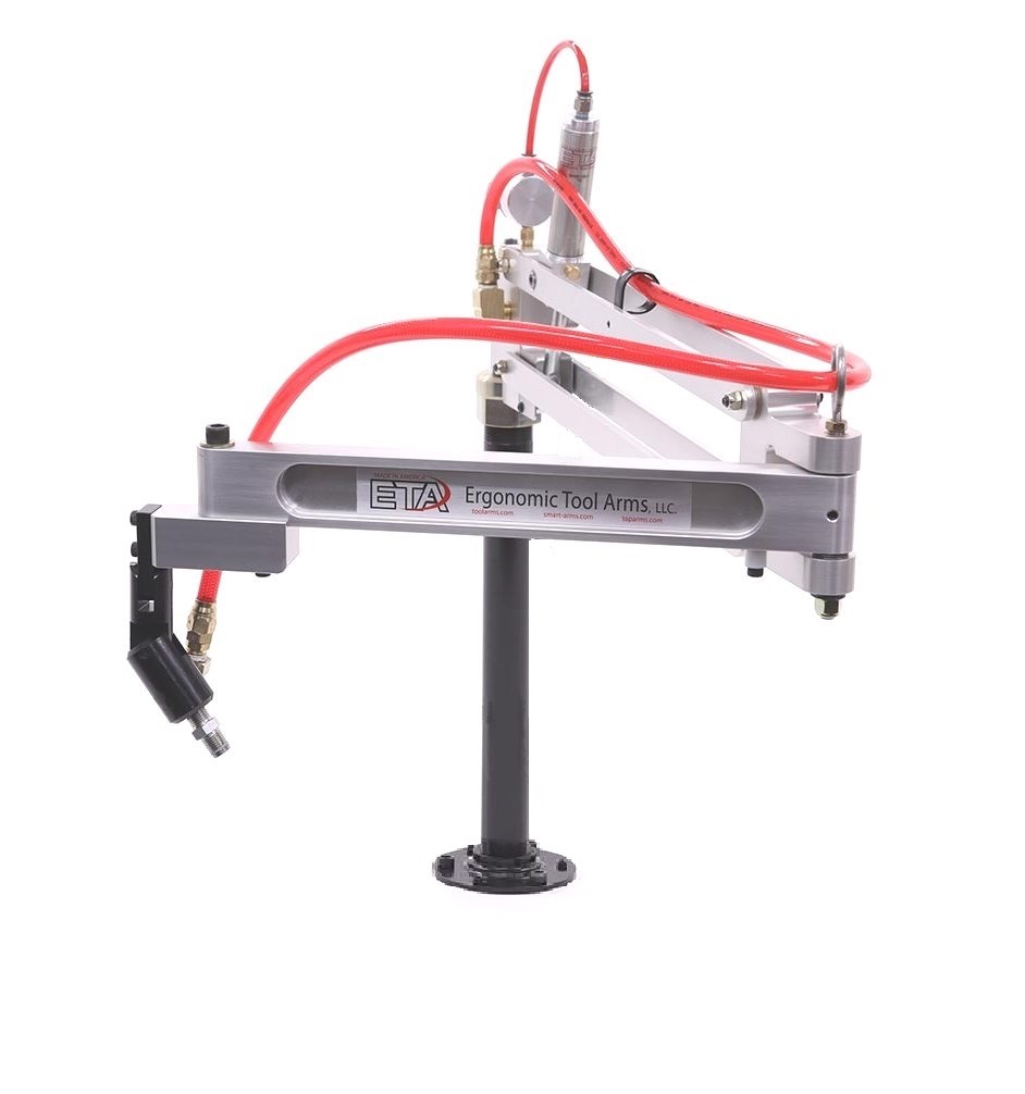 Torque Arm for Fastening on ANGLES OFF VERTICAL with INLINE Air Tools ...